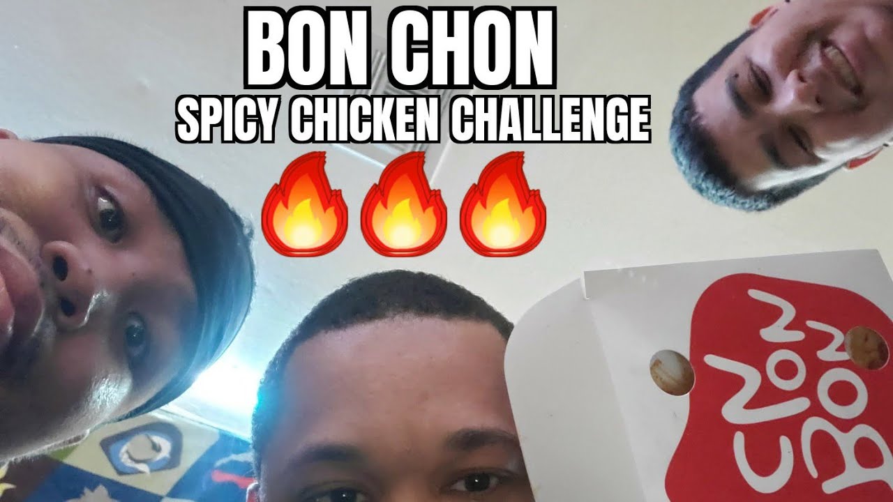 BonChon Spicy Chicken Tenders Challenge With The Boys - YouTube
