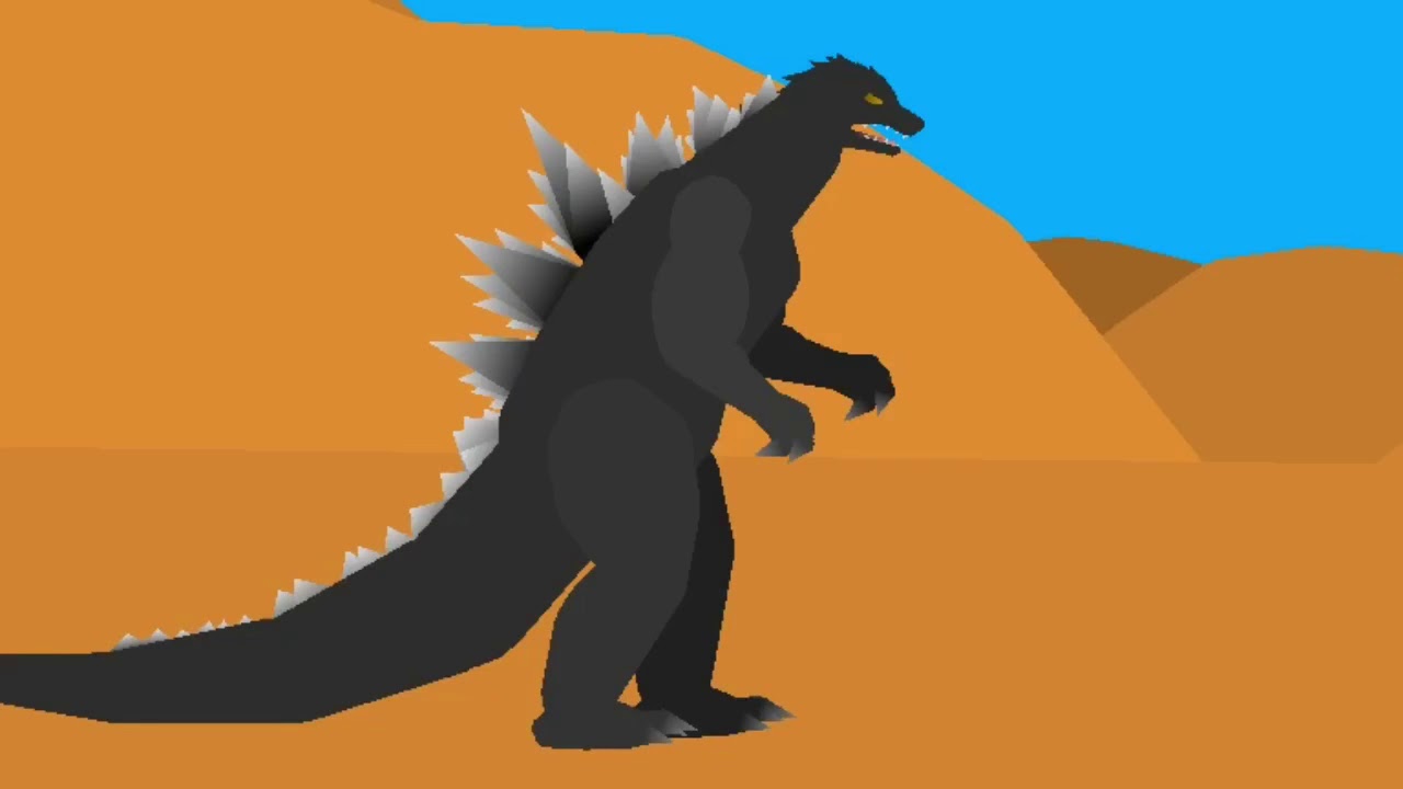 Godzilla cartoon Godzilla vs Godzilla 2019 :evelotion of zilla pt (1/2 ...
