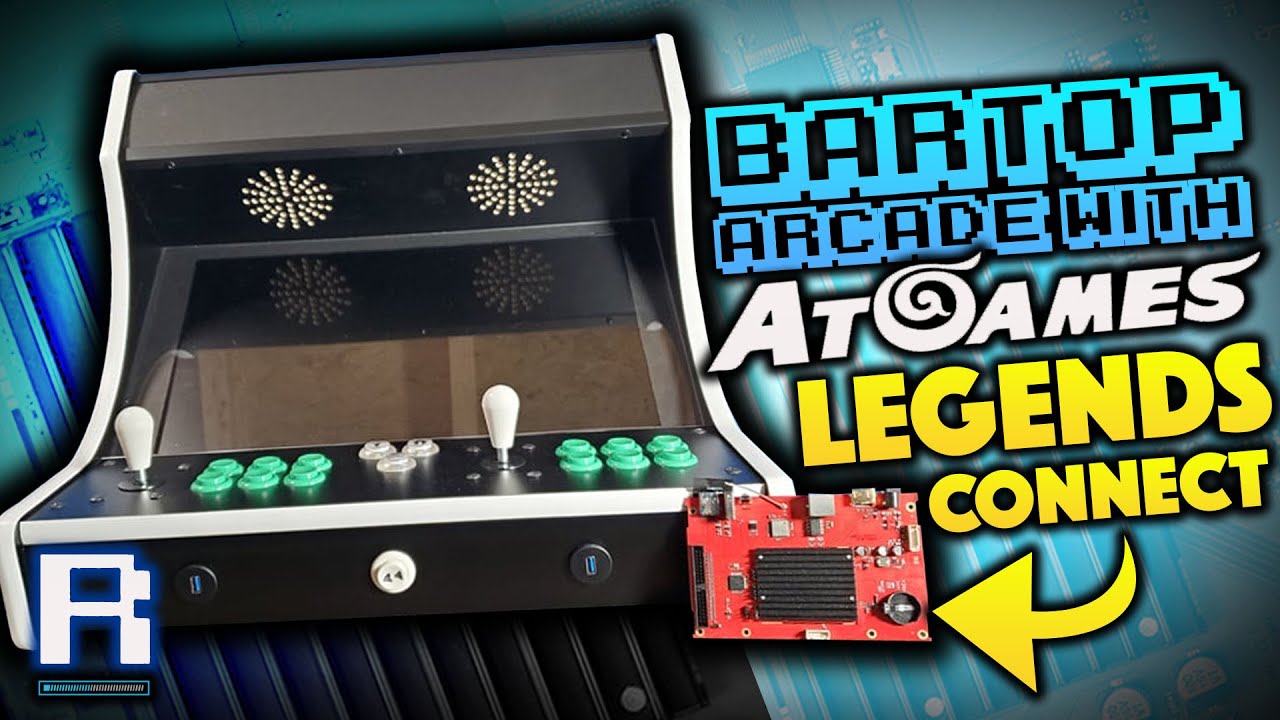 DIY Bartop Arcade with the AtGames Legends Connect Board - YouTube