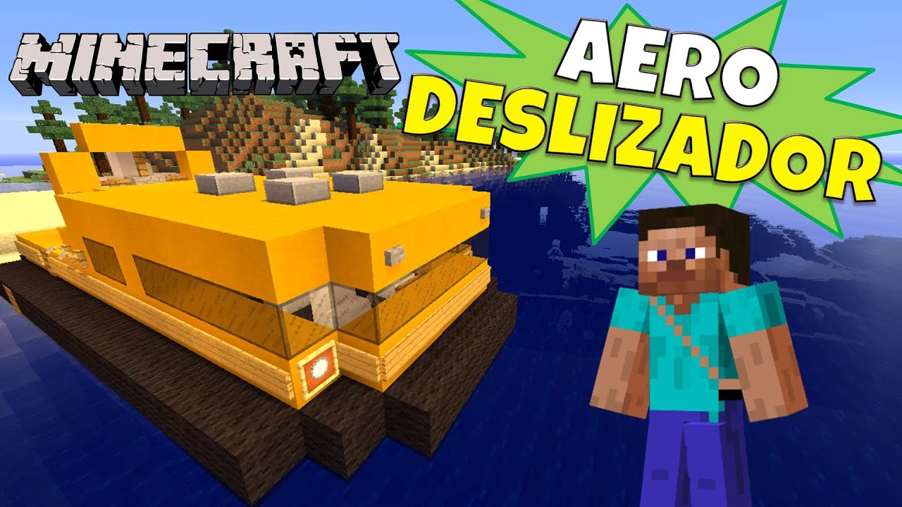 Minecraft: Aerodeslizador (hovercraft), Super Tutorial :D - YouTube