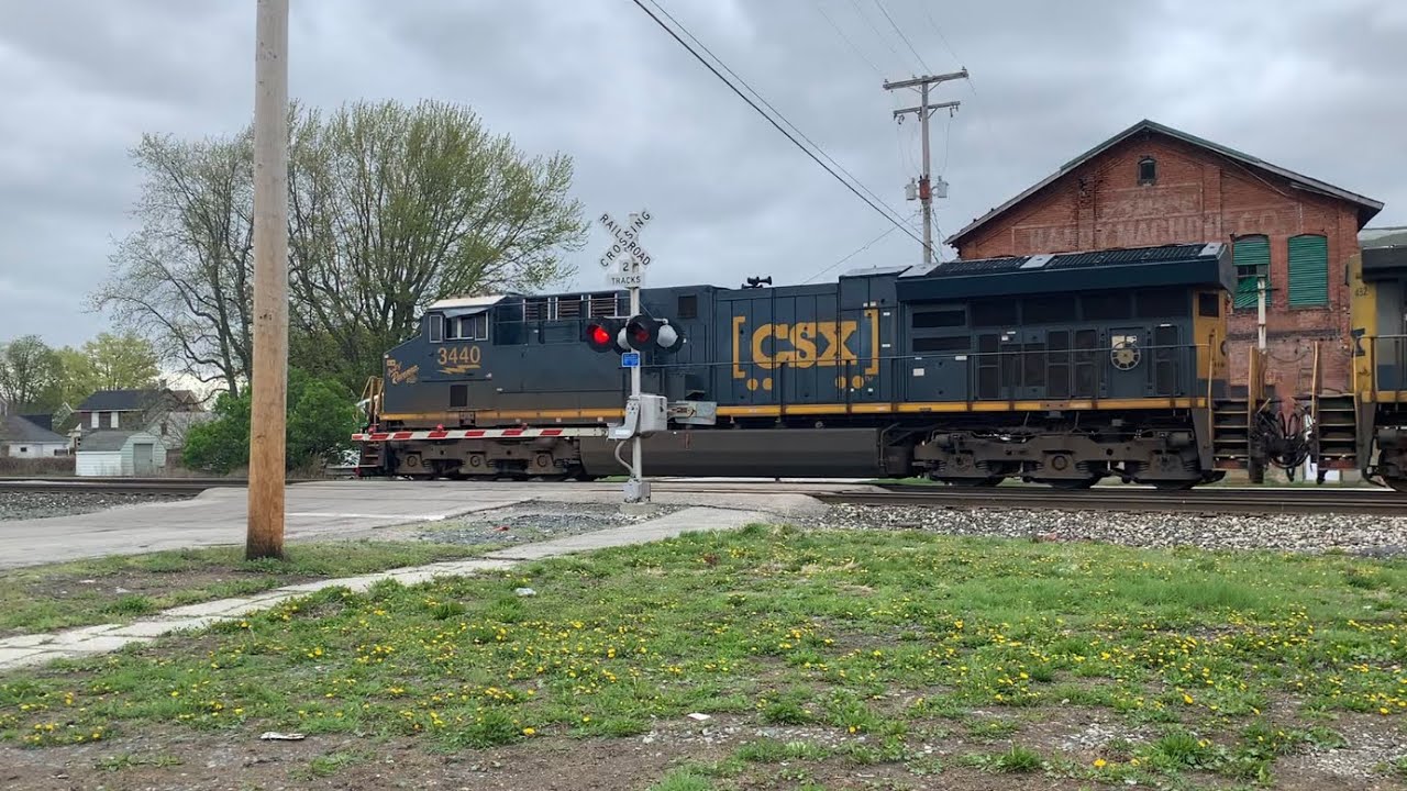 CSX 3440 “Spirit of Ravenna” (North Baltimore, OH) 4/15/21 - YouTube