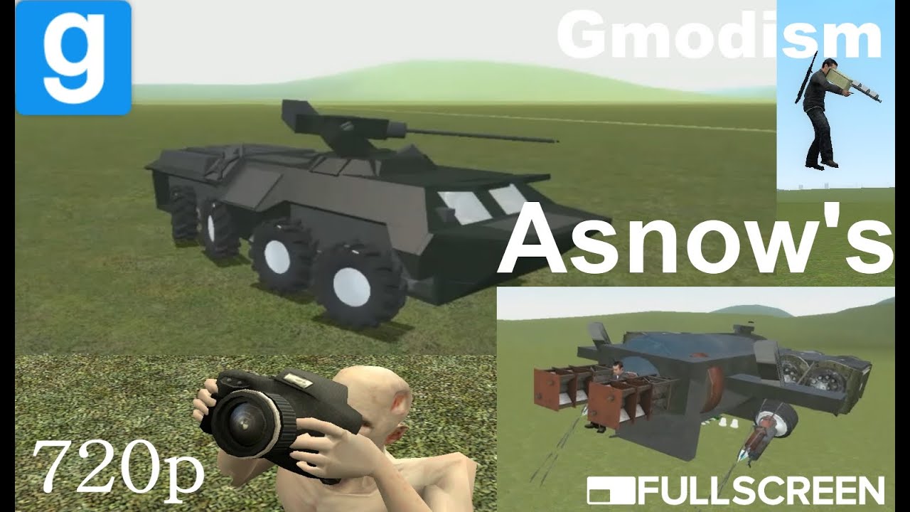 Garry's Mod Showcase | Tanks, APC, Gunships, and more. Built by Asnow ...
