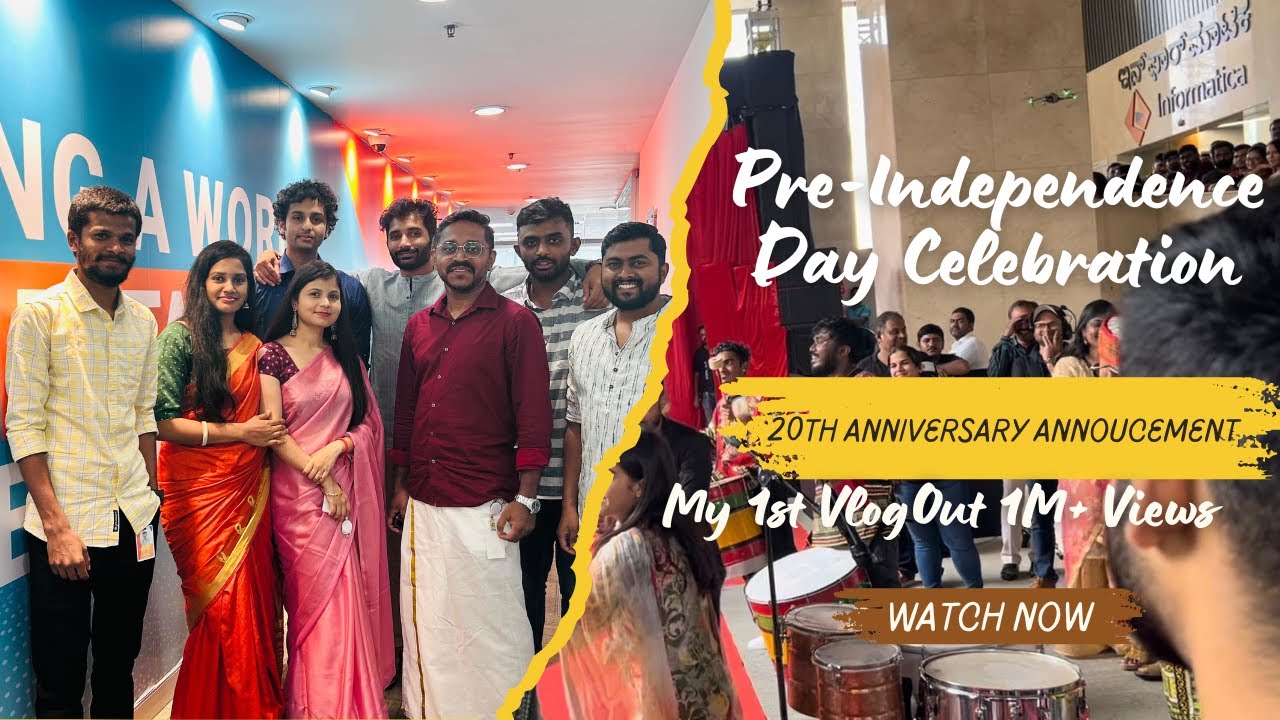 Pre Independence Day & ilabs @20th Anniversary Celebration at Bglr Ofc @ Informatica 🍾 #yt # ...