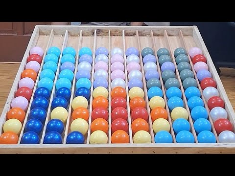 Sorting Balls by Color Part 36 #mindfulness - YouTube