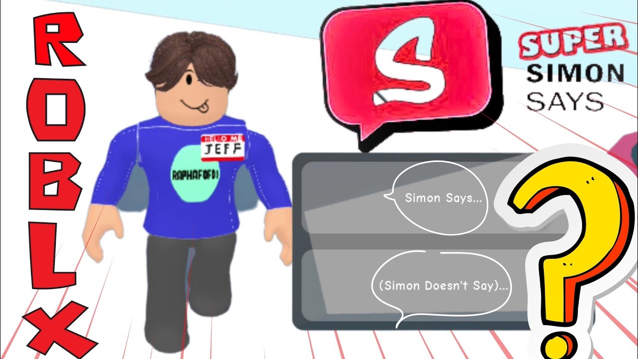 Playing Simon Says on ROBLOX - YouTube