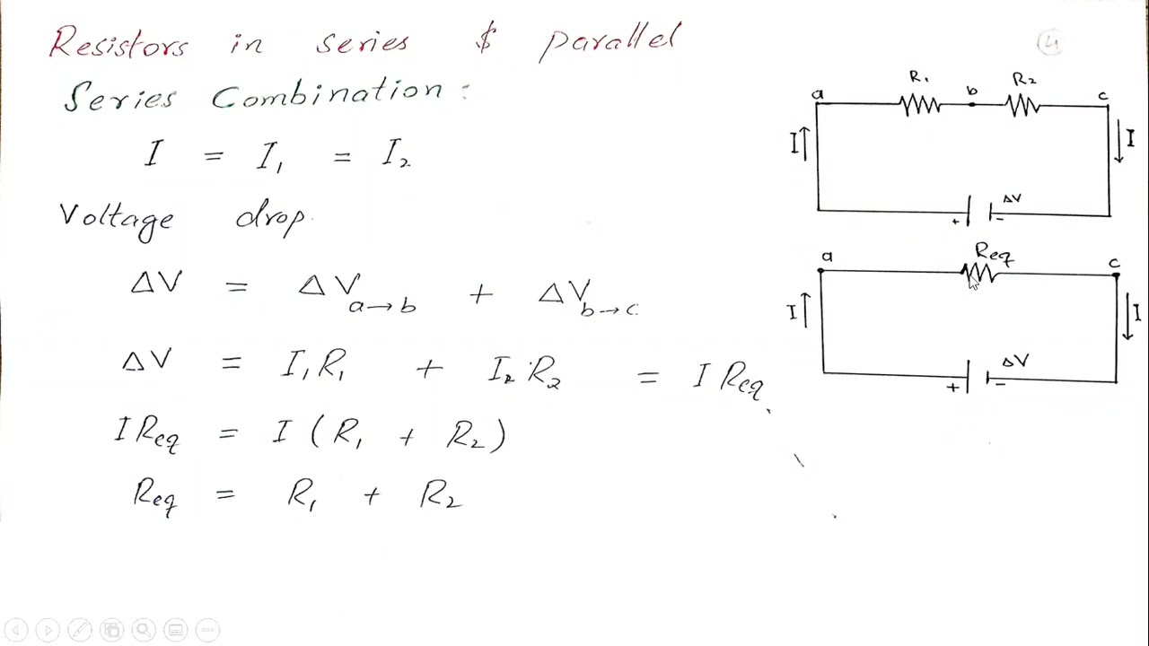 77. Resistors Combinations | Applied Physics - YouTube