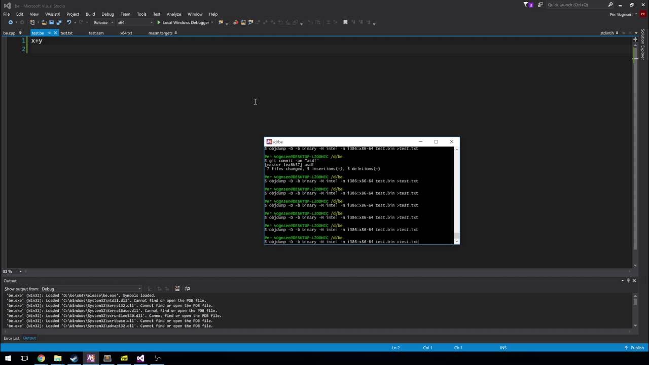 Programming an x64 compiler from scratch - part 3 - YouTube
