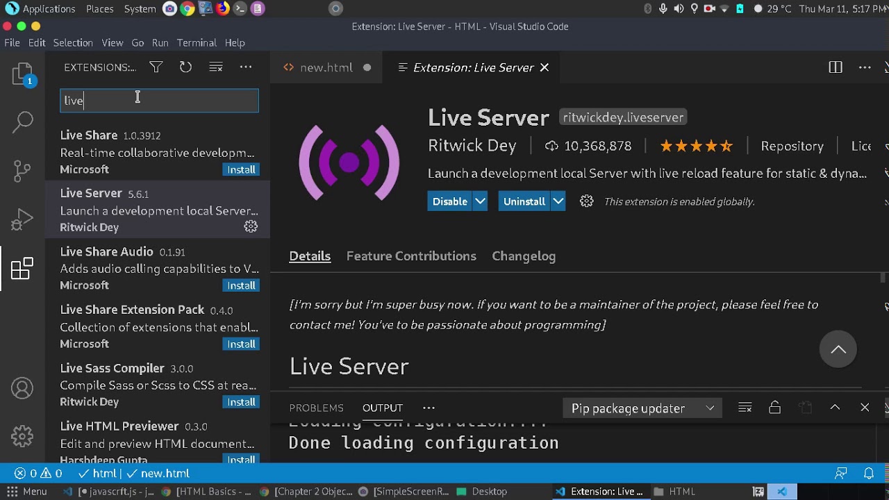 Vs Code Brief Tour,how To Creat Html File In Vs Code? - Youtube