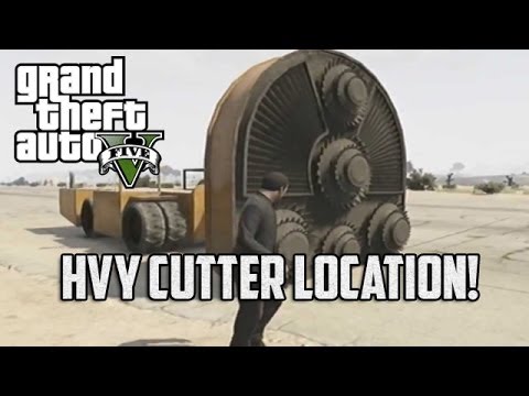 Grand Theft Auto V - HVY CUTTER LOCATION/GAMEPLAY! - YouTube