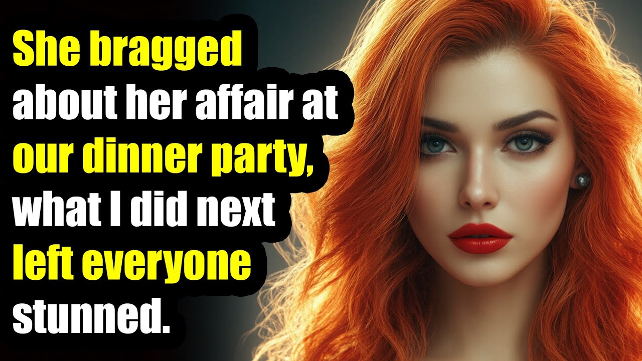 She bragged about her affair at our dinner party, what I did next left ...