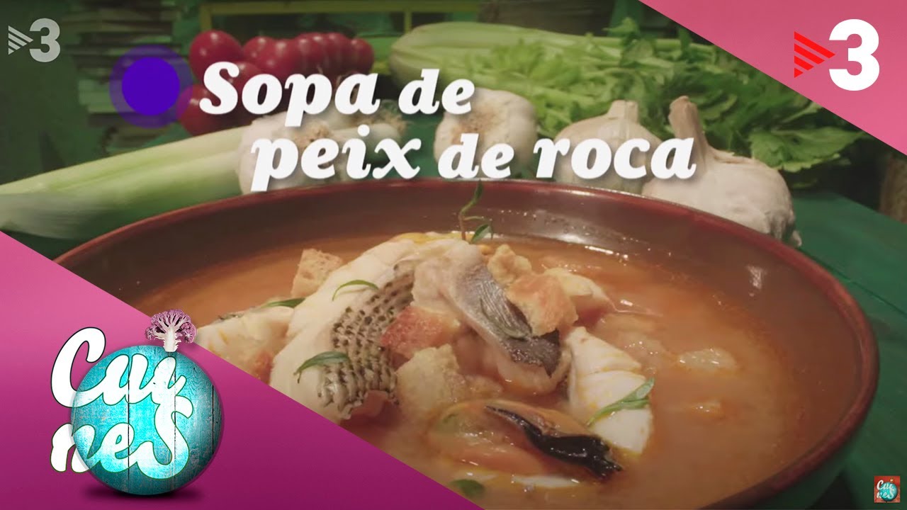 Sopa de peix de roca - Cuines - YouTube