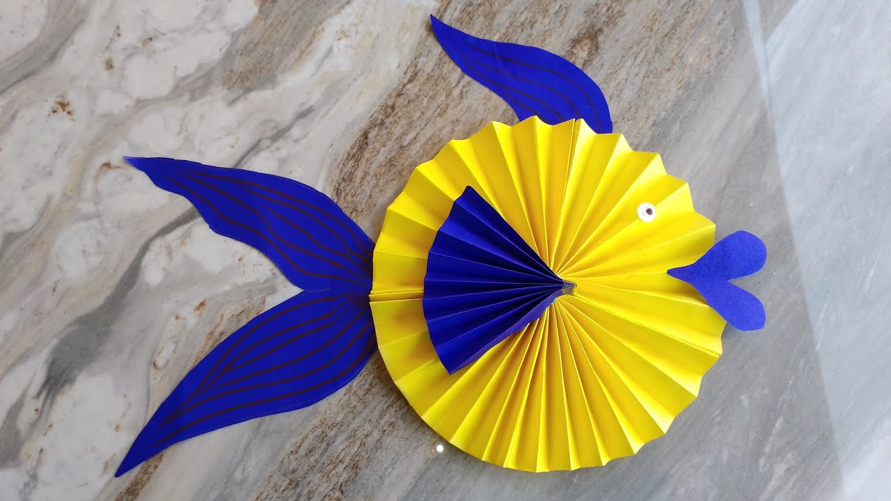 Easy Paper FISH | diy moving paper fish | diy paper crafts - YouTube