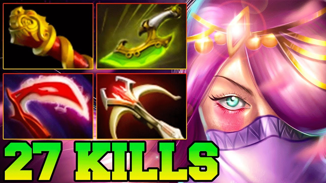 27 Kills TA !! Templar Assassin Dota 2 New Meta 7.38 Guide Carry ...