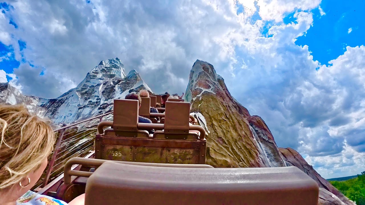 Expedition Everest Back Row On Ride Animal Kingdom 2025 - YouTube