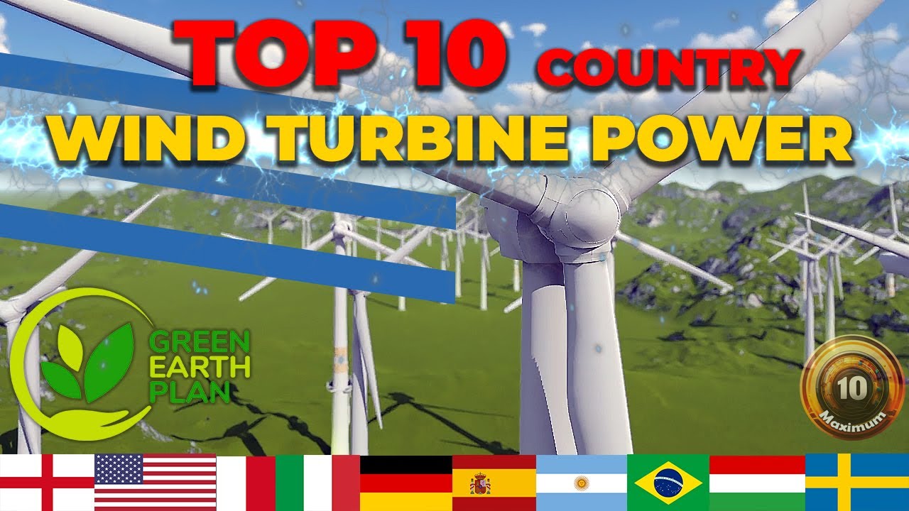 Top 10 countries with most power from #wind #turbines #29 - YouTube