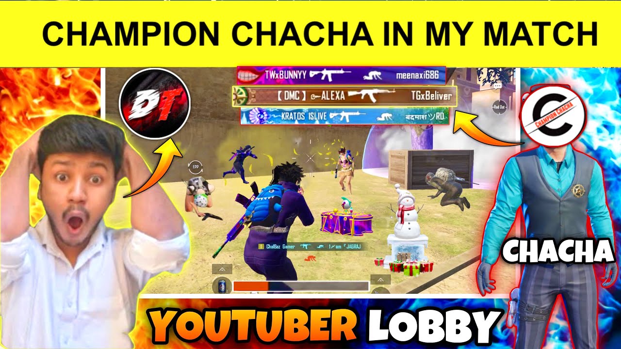 😱 OMG!! CHAMPION CHACHA & DT GAMING IN MY MATCH-SAMSUNG, A3, A5, A6, A7 ...
