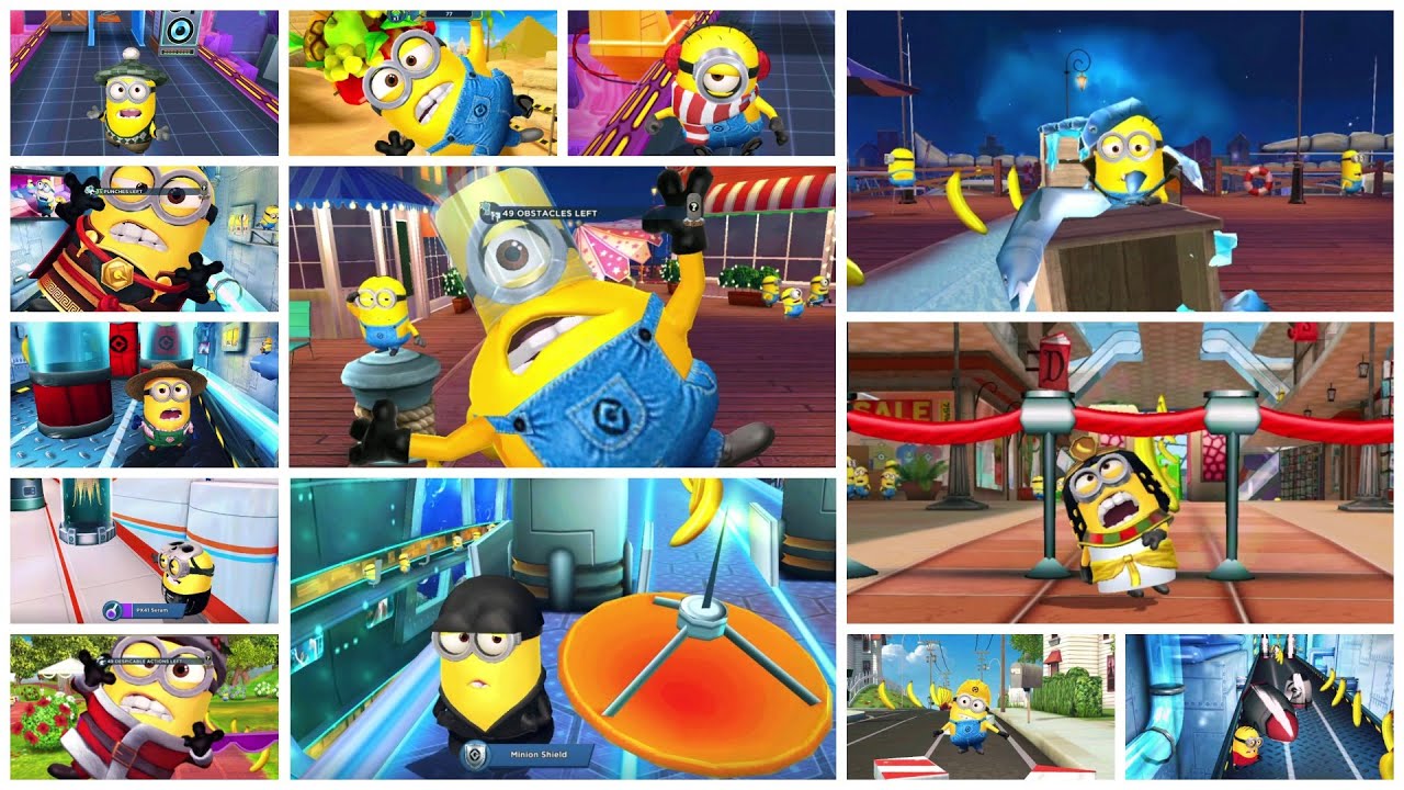 Minion Rush 100 Funny Fails Full Screen - YouTube
