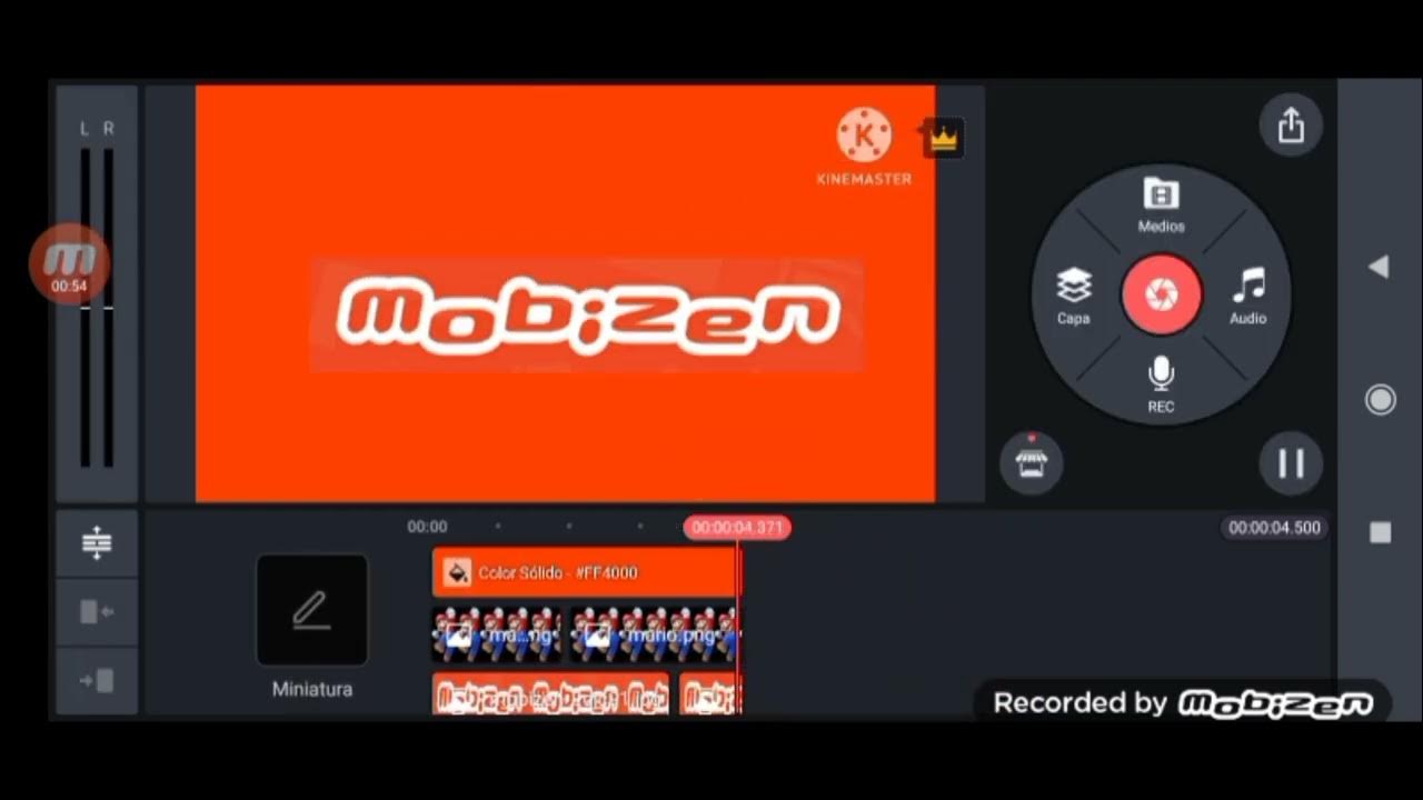 Mobizen logo remake speedrun KineMaster parte 9 - YouTube