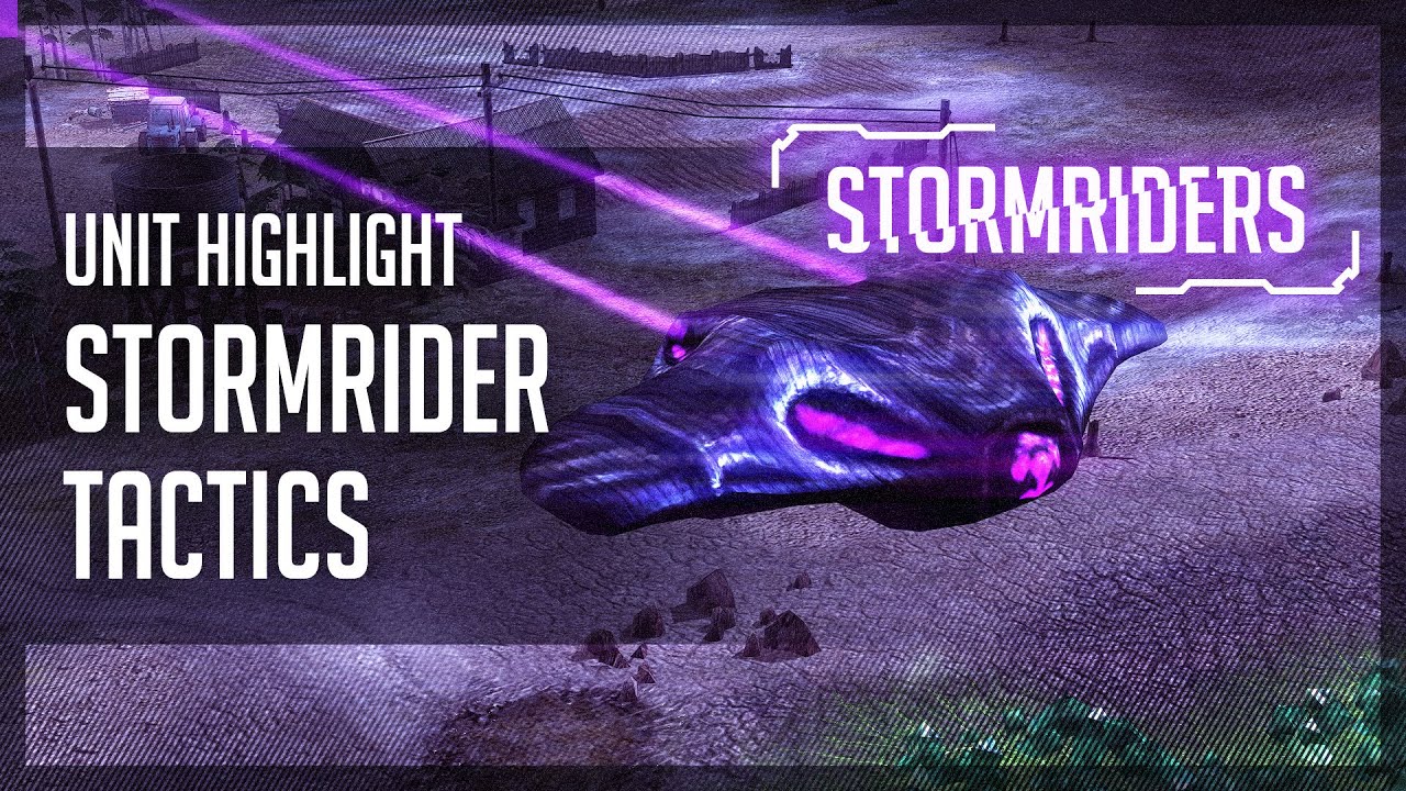 [C&C3: Kane's Wrath] Unit Highlight - Scrin Stormrider Tactics - YouTube