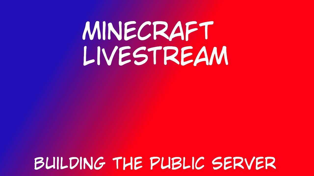 Setting up the Public Minecraft Server - YouTube
