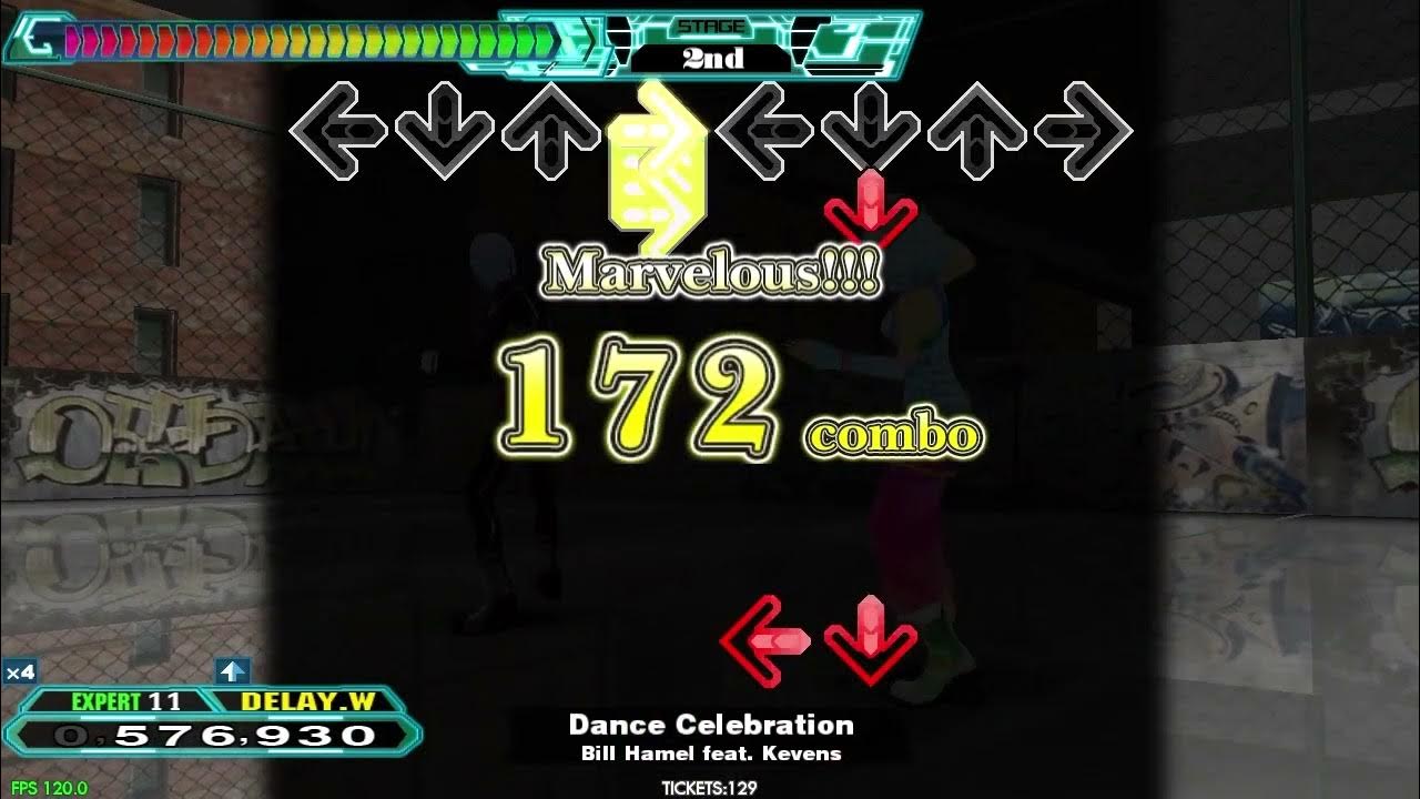 【LV11】DDR / Dance Celebration - EXPERT DOUBLE with handclap - YouTube