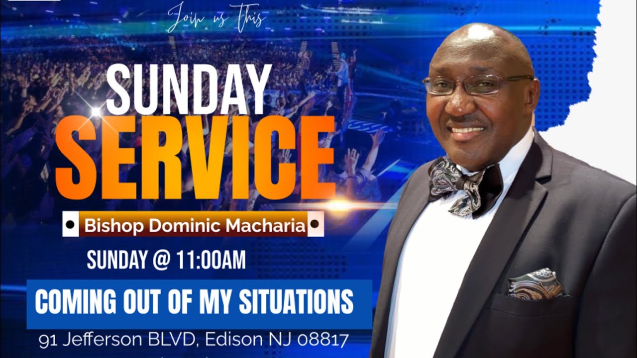 COMING OUT OF MY SITUATIONS BY BISHOP DOMINIC MACHARIA. 03/09/2025 ...