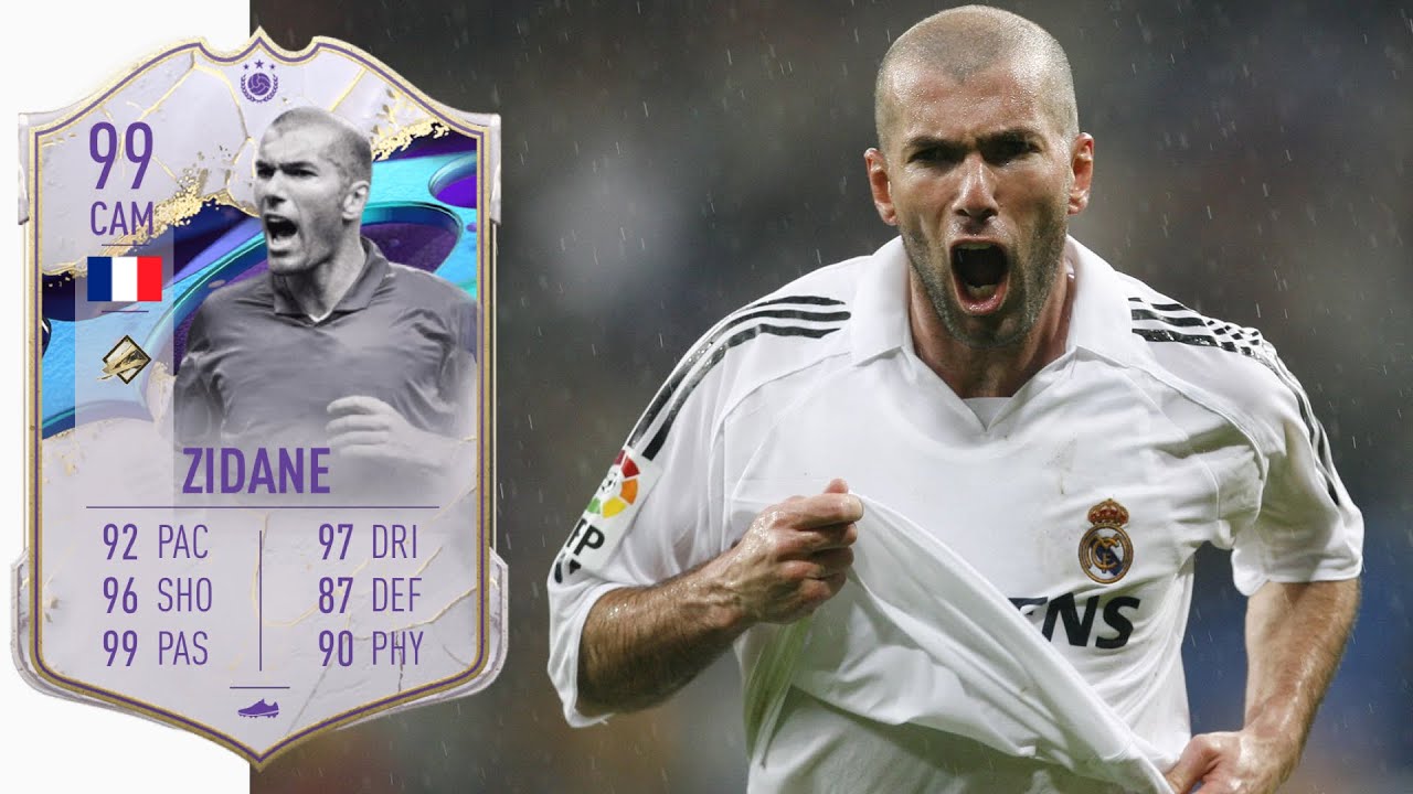 COVER STAR ICON ZIDANE REVIEW | 99 RATED CAM | COVER STAR FOR FIFA 20 ...