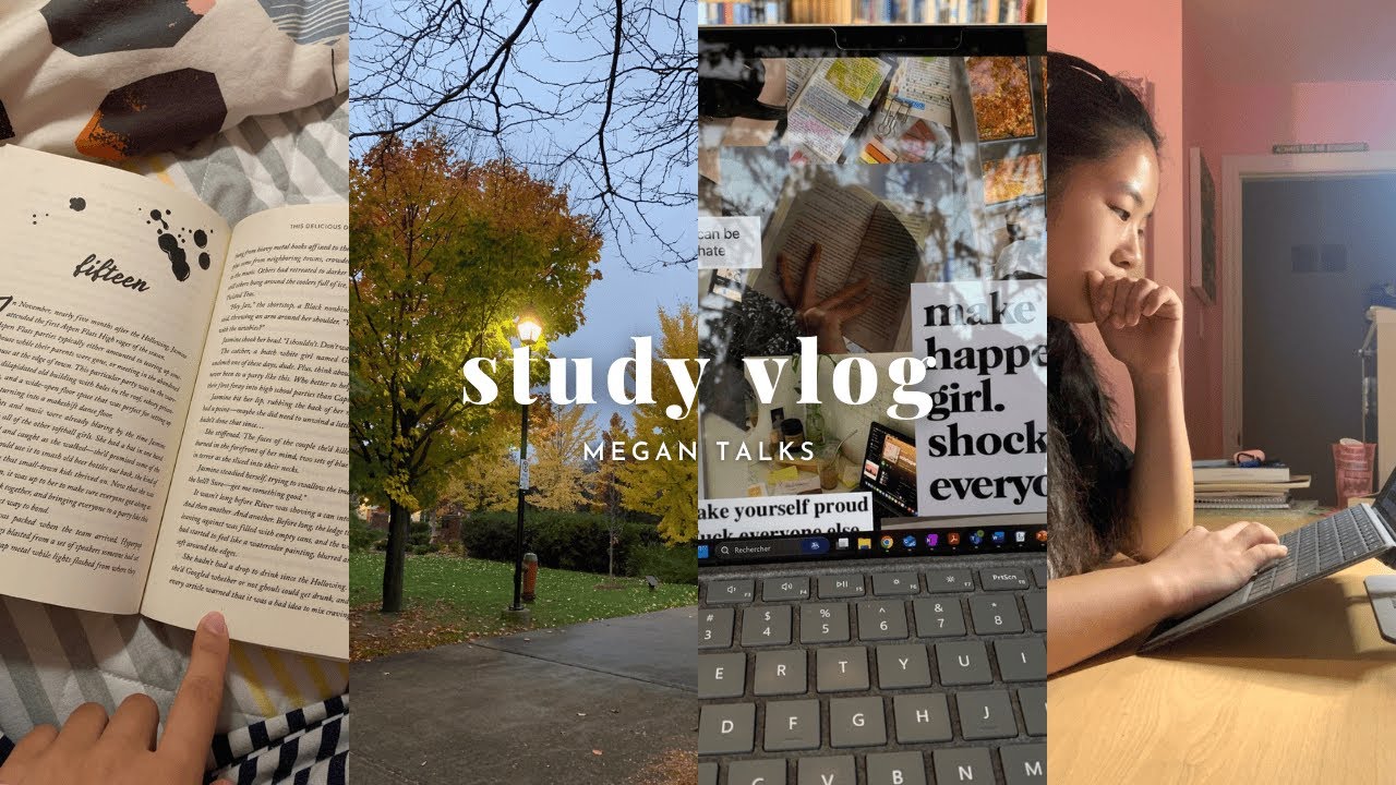 cozy fall study vlog (vlog.6) - YouTube