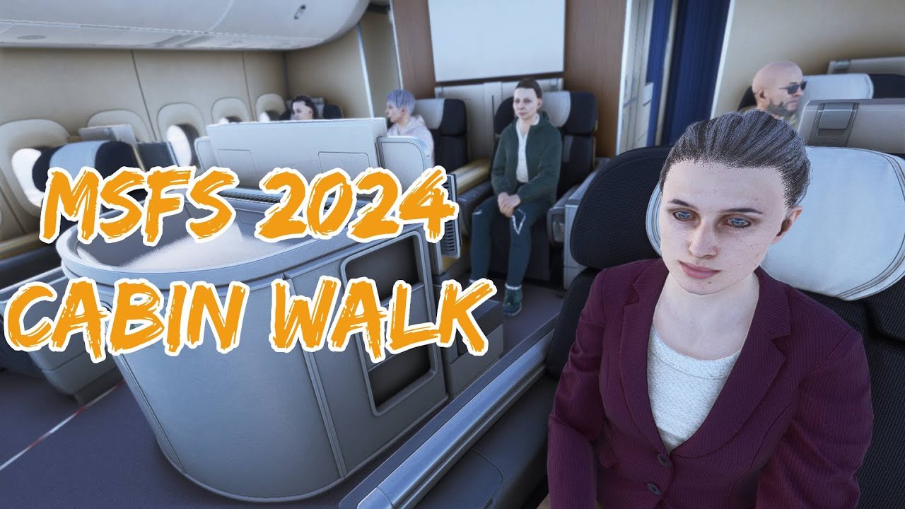 How to walk in the cabin in Microsoft Flight Simulator 2024 - YouTube