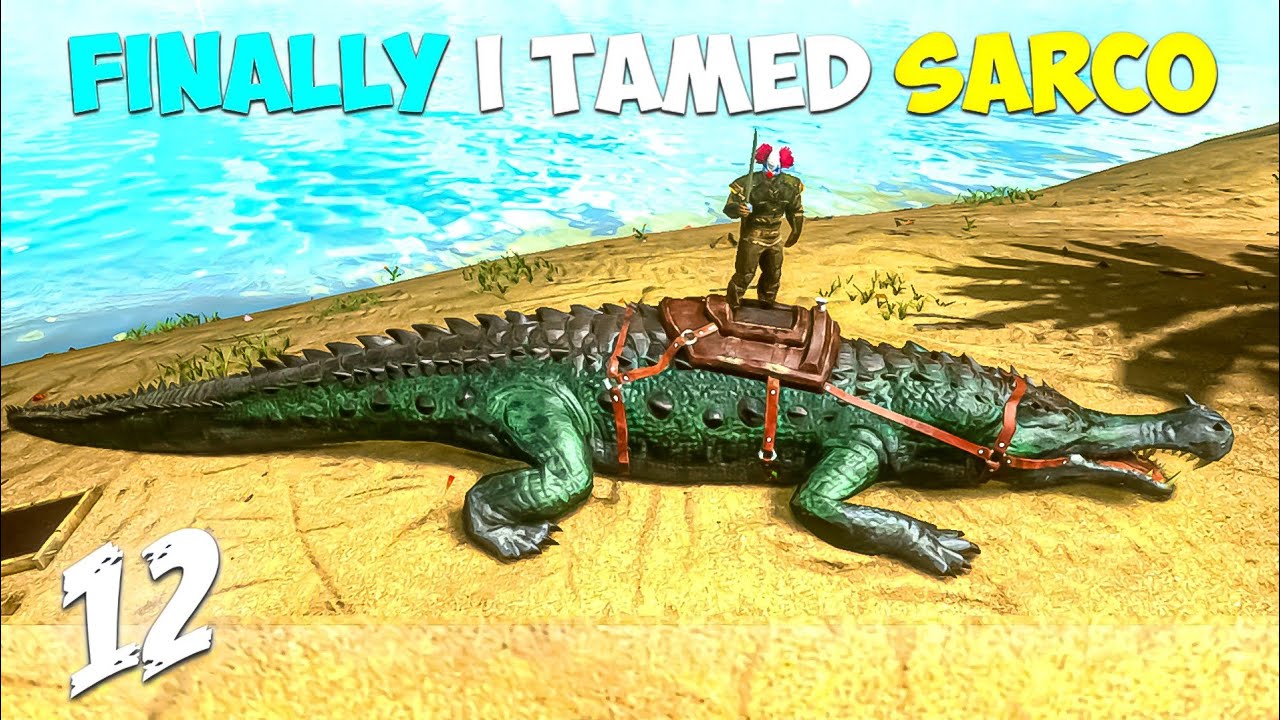 Finally I Tamed Sarco : Ark Survival Evolved Mobile - YouTube