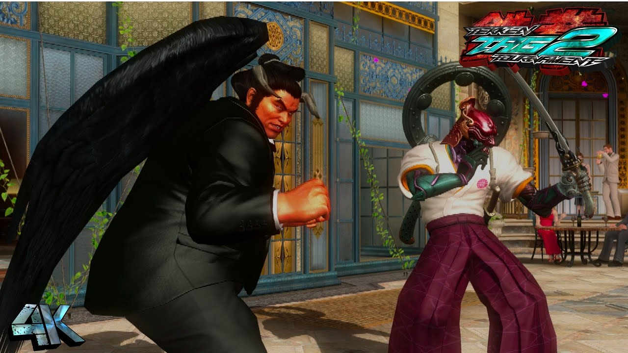 Devil Ganryu & Yoshimitsu Ghost Battle Ultra Hard Tekken Tag 2 4K 60 ...