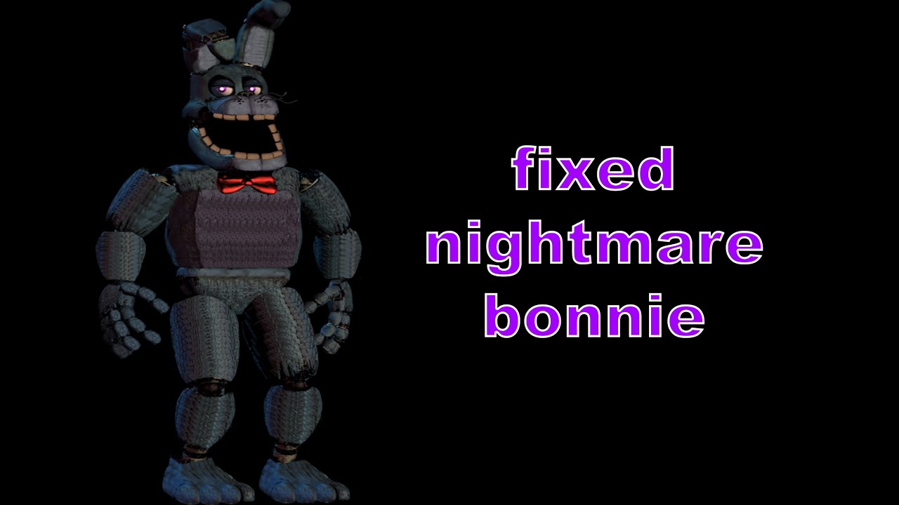 Speededit- Fixed Nightmare Bonnie (FNAF) - YouTube