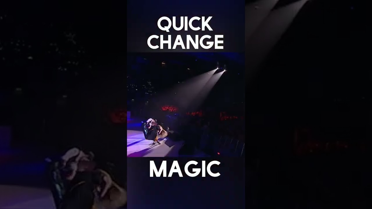 Quick Change Magic Tricks #shorts #quickchange #magictricks - YouTube