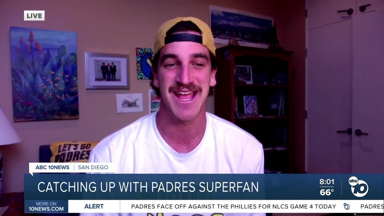 Catching up with Padres superfan Ryan Cohen - YouTube