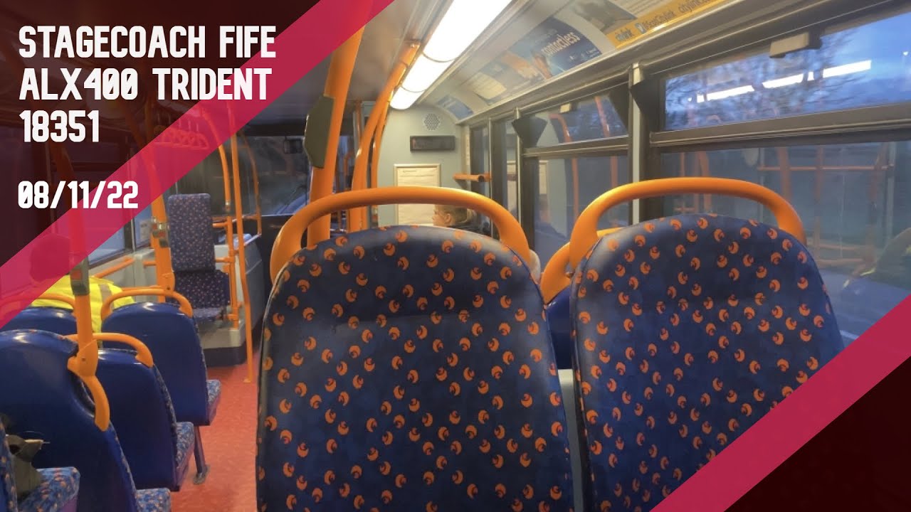 Stagecoach Fife - ALX400 Trident - 18351 - YouTube