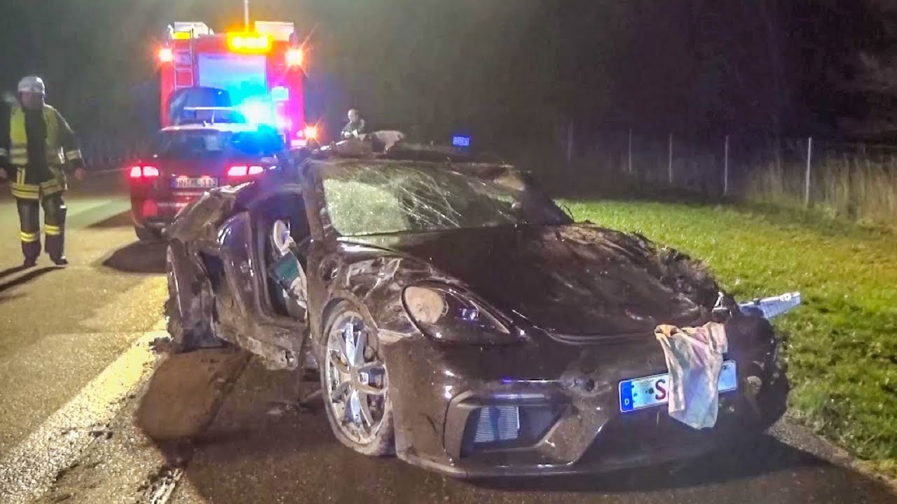 + SPORTWAGEN ZERSTÖRT + [PORSCHE-CRASH ENDET TÖDLICH] - Feuerwehr ...