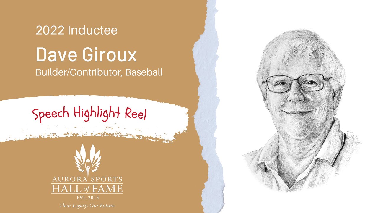 Dave Giroux Inductee Speech Highlight - YouTube