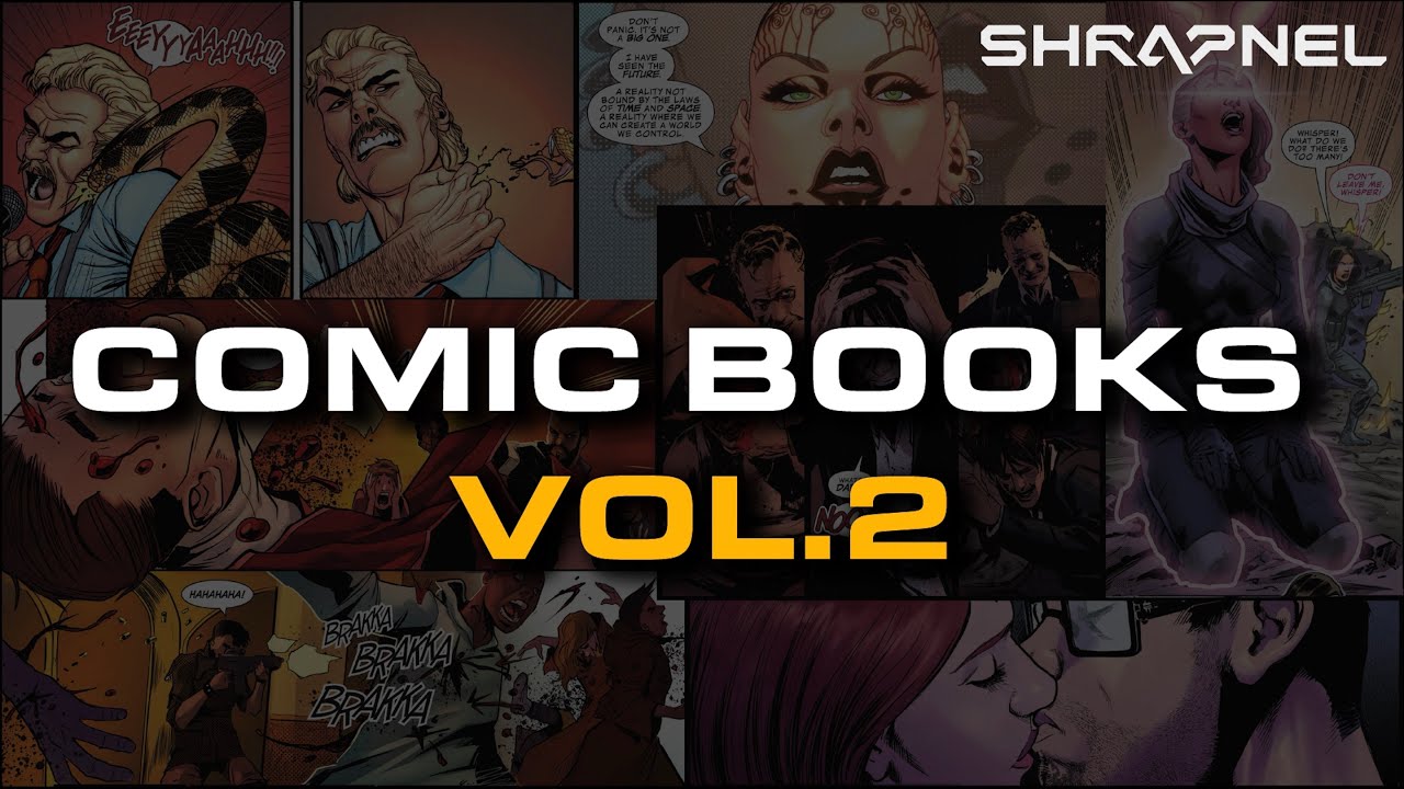 SHRAPNEL Comic Books Vol.2 | AVAILABLE NOW! - YouTube