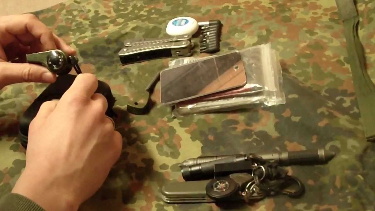 Deutsch/German EDC (Every Day Carry) und Survival Kit - YouTube