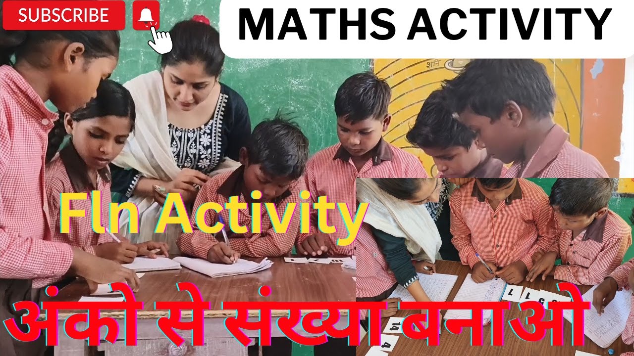 अंको से संख्या बनाओ | FLn Maths Activity | Maths Activity for kids ...