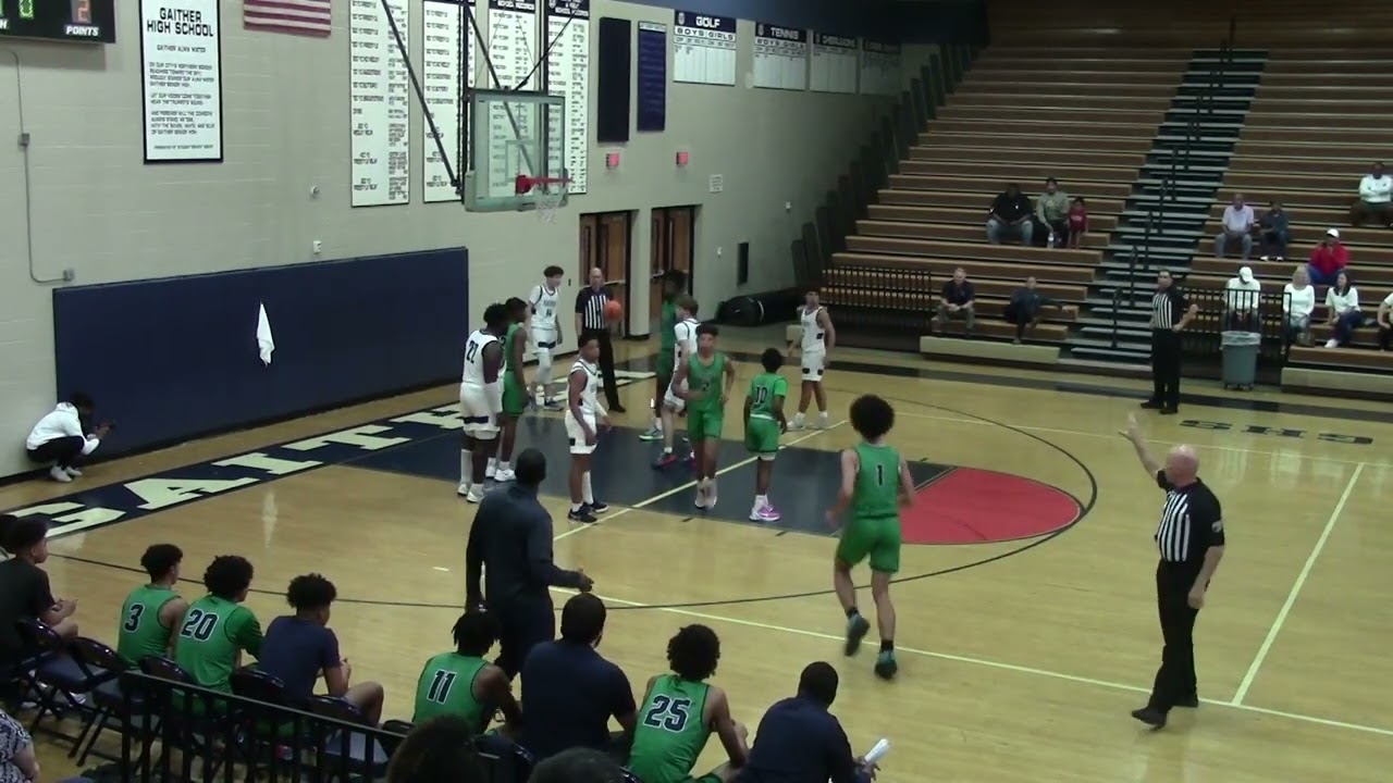 Sumner High School Varsity Basketball at Gaither High Regional game 2 ...