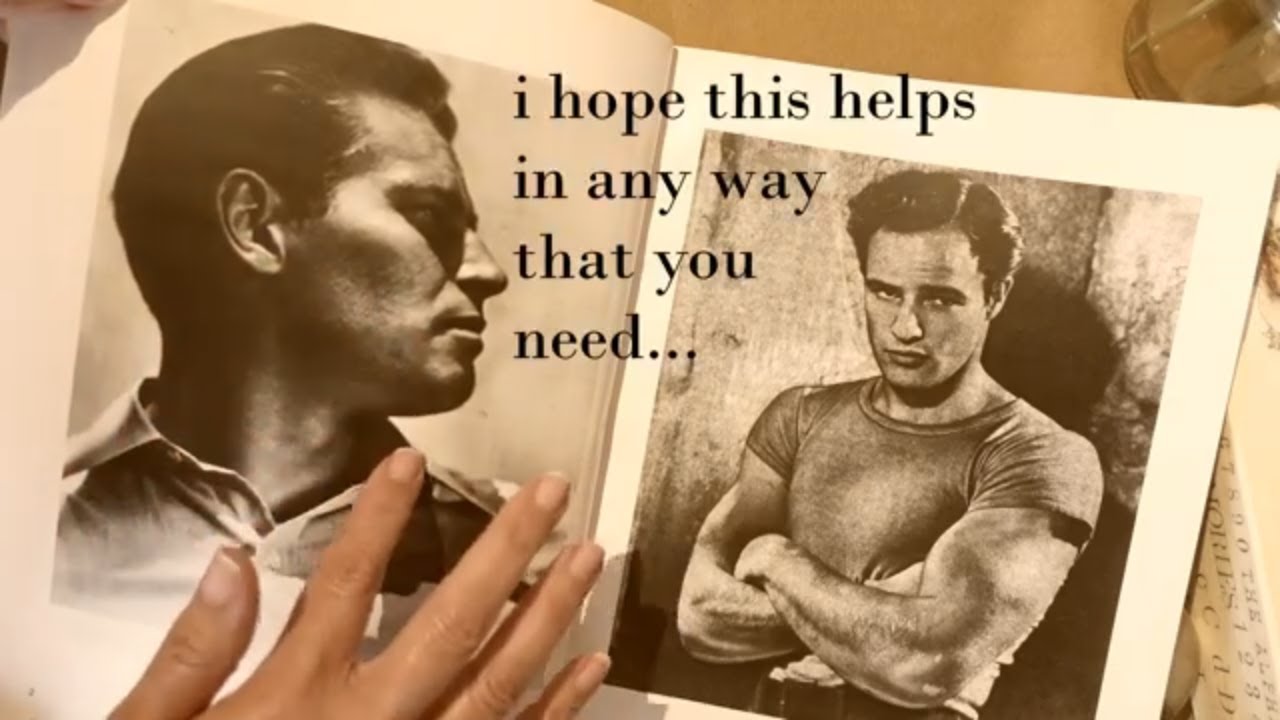 ASMR Tracing & Describing Celebrity portraits - YouTube