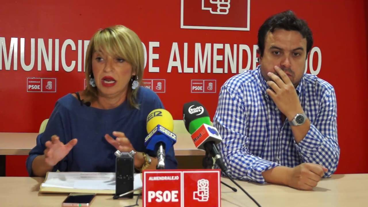 Piedad Álvarez anuncia la inversión de 5,5 mill. en Almendralejo - YouTube