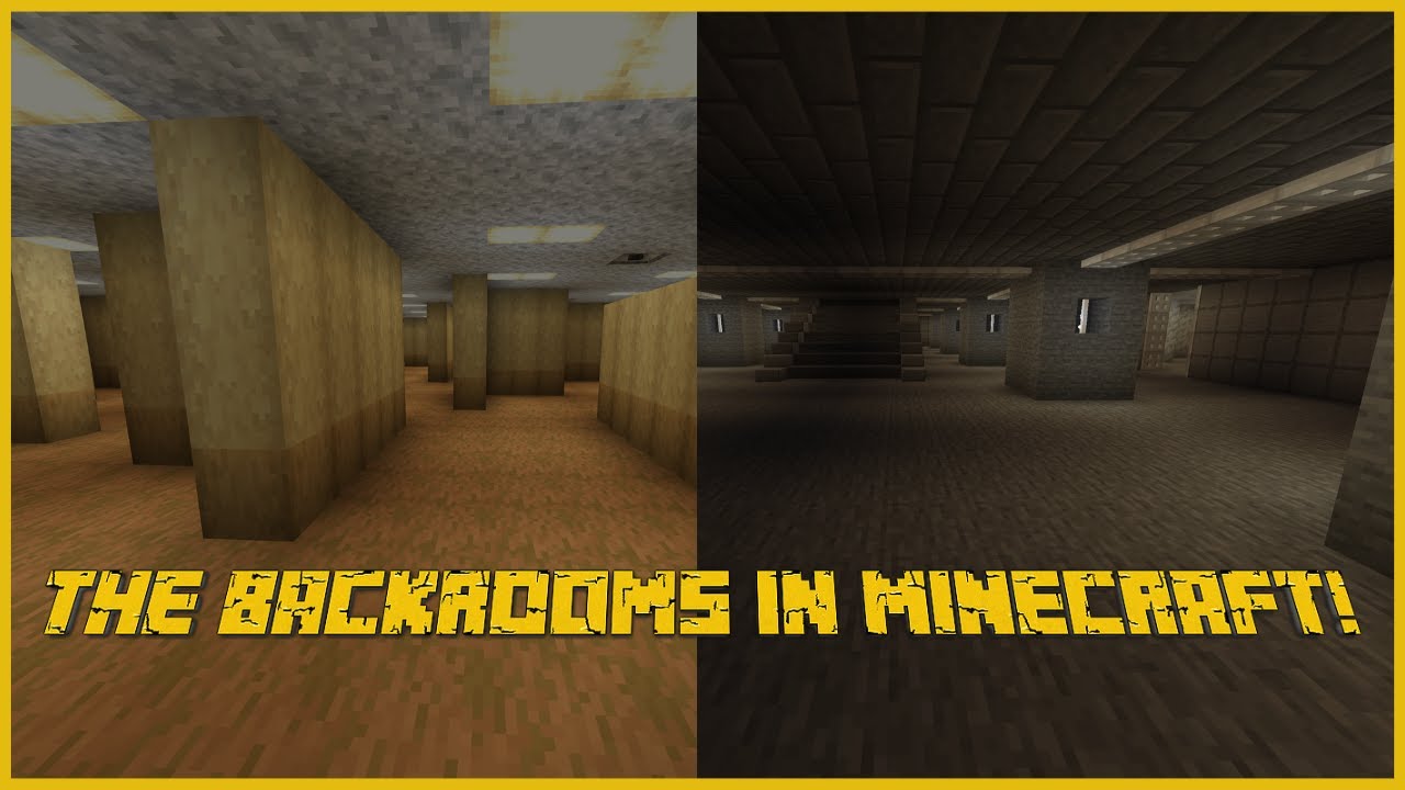 Minecraft Backrooms showcase 1 - YouTube