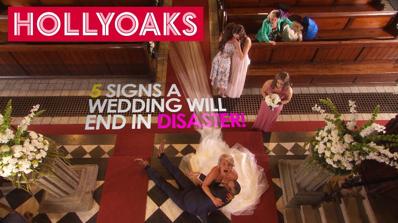 Hollyoaks: 5 Signs A Wedding Day Will End In Disaster - YouTube