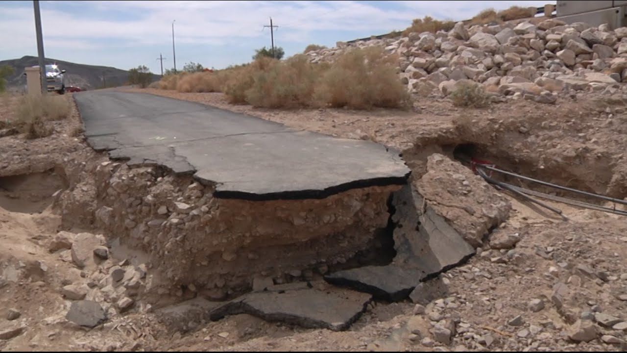GAO: Flooding at Fort Irwin - YouTube