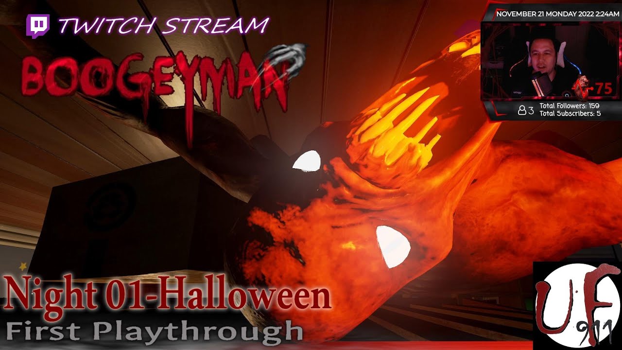 Boogeyman (Twitch Stream)- First Playthrough Nights 01- Halloween - YouTube