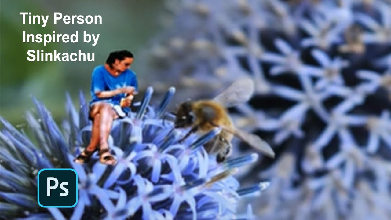 How to make a Tiny Person, inspired by Slinkachu, in Photoshop - YouTube