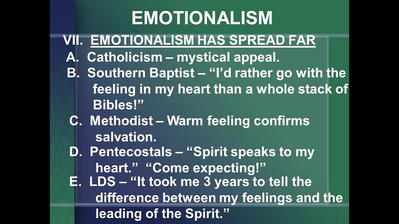 Emotions in Worship - YouTube