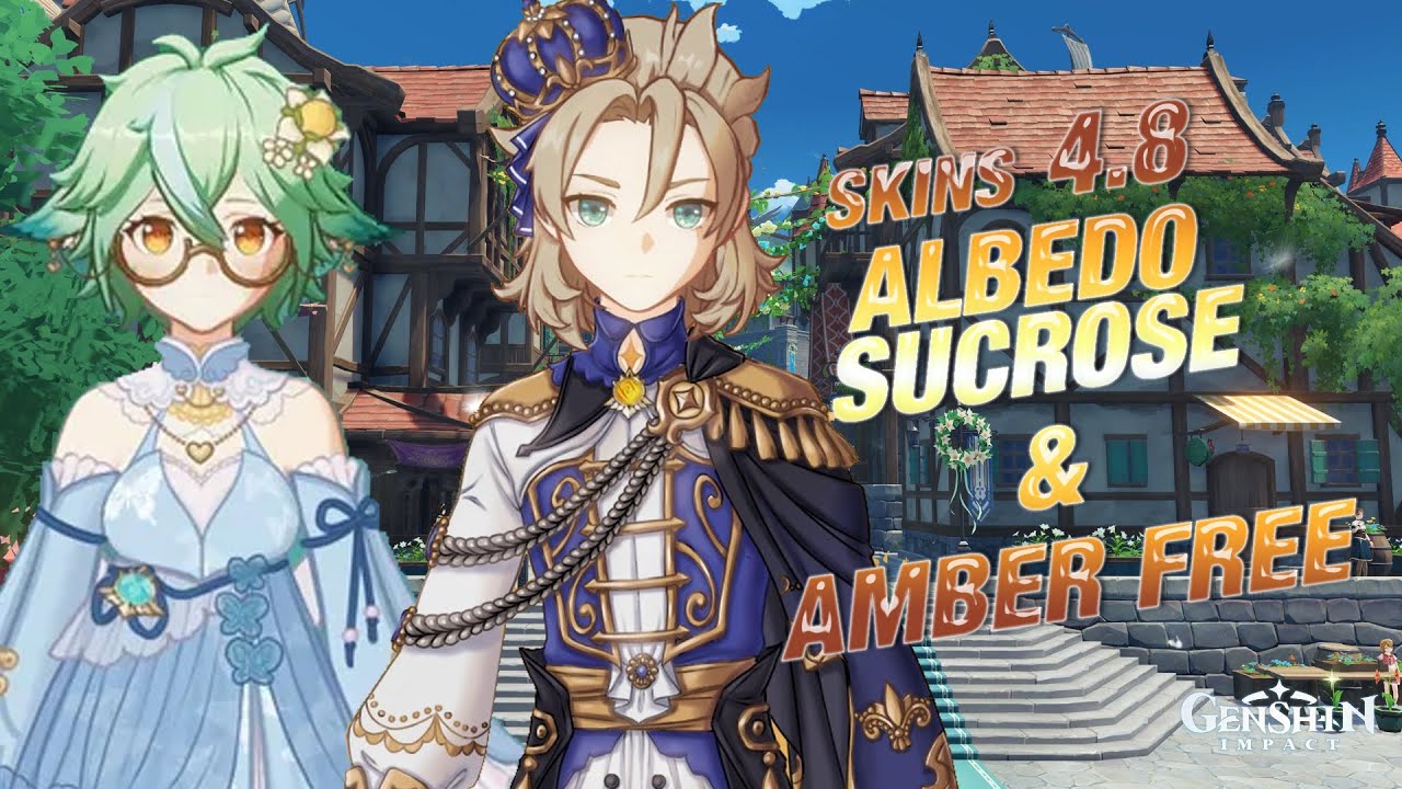️ ALBEDO, SUCROSE SKIN + AMBER GRATIS 👍 | 🐳 Genshin Impact🐳 | Para la ...